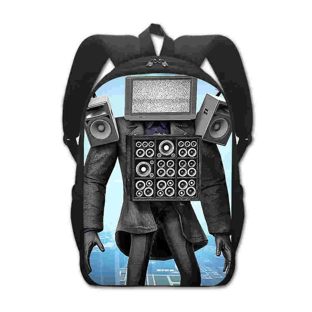 skibidi toilet cartoon backpack for elementary school students in ...