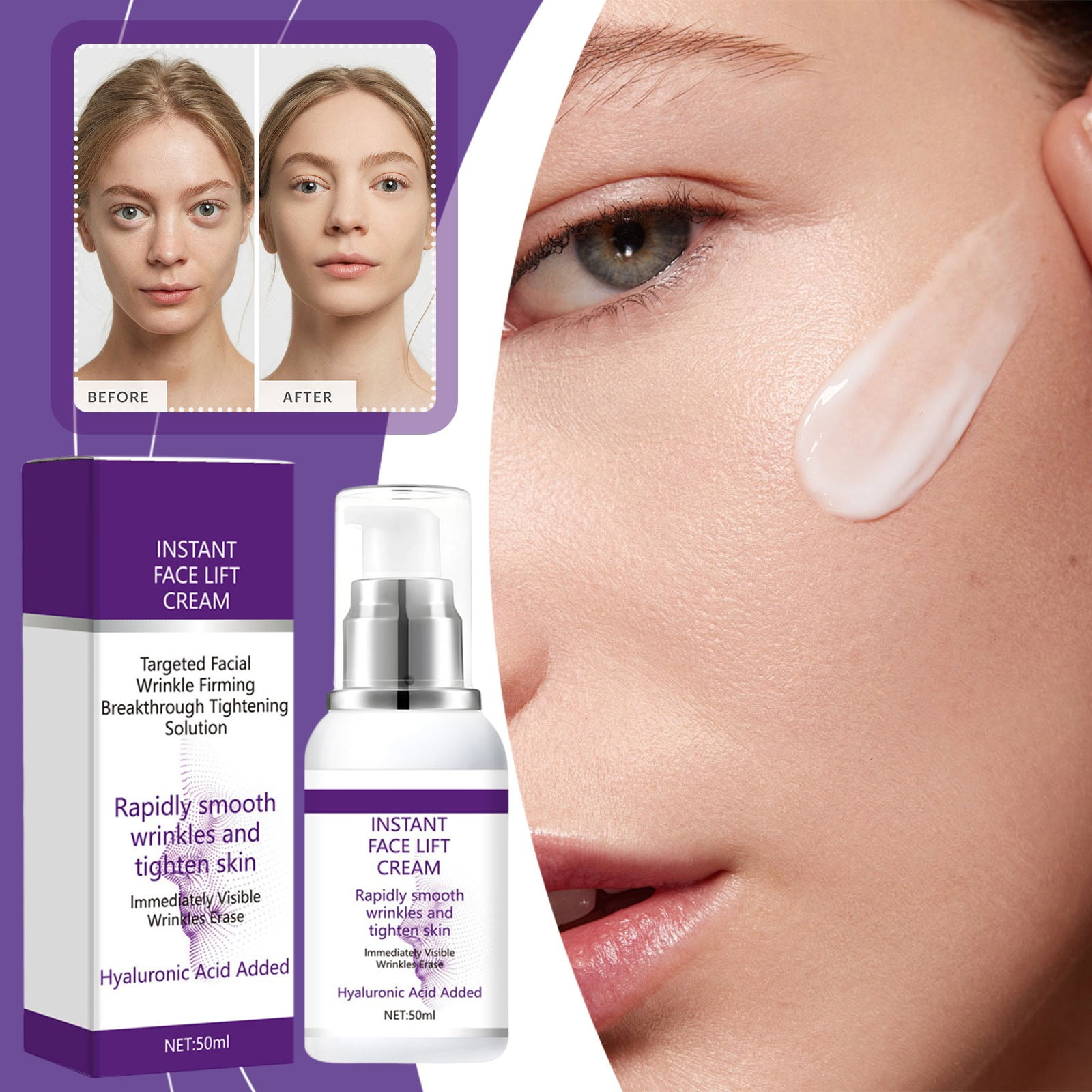 skin tightening sensation Face Cream Firming Wrinkle Reduction care routine, Gentle Moisturizer ...