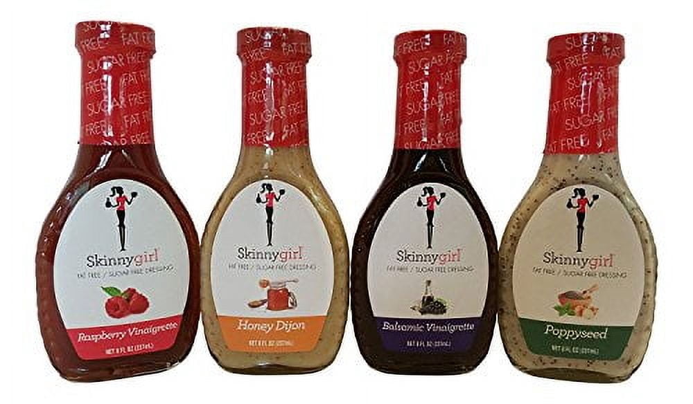 Skinnygirl Low Carb, Sugar Free Salad Dressing Variety Pack: Balsamic ...