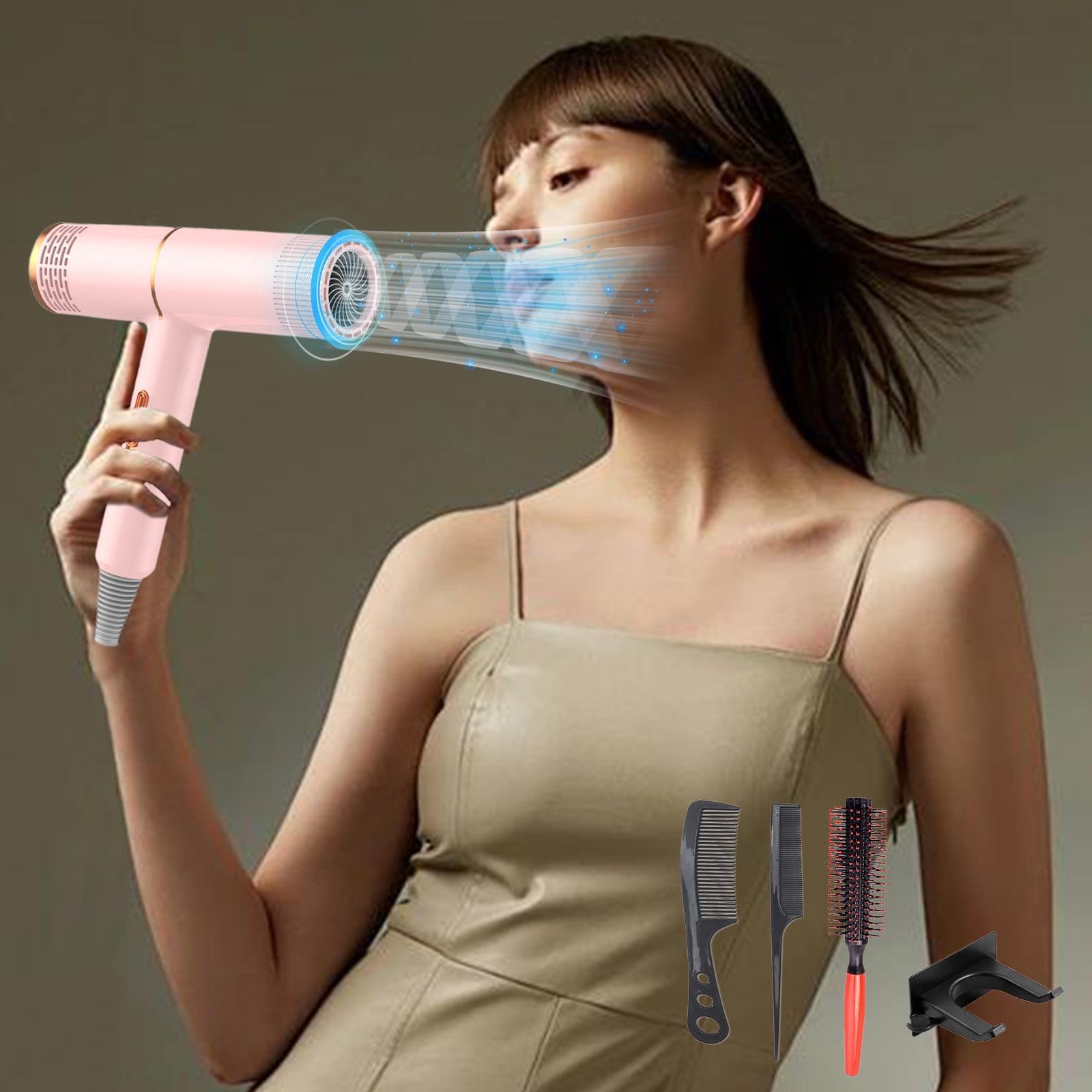 skpabo Electric Hair Dryer High-power Electric Hair Dryer Home Hair ...