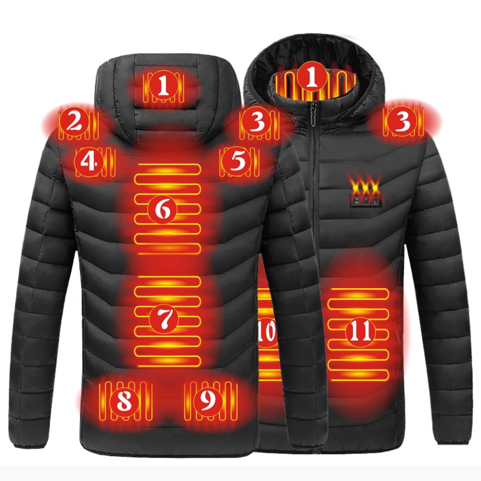 skpabo Heated Jacket 11 Heating Zone 2023 Upgraded Electric Heating ...