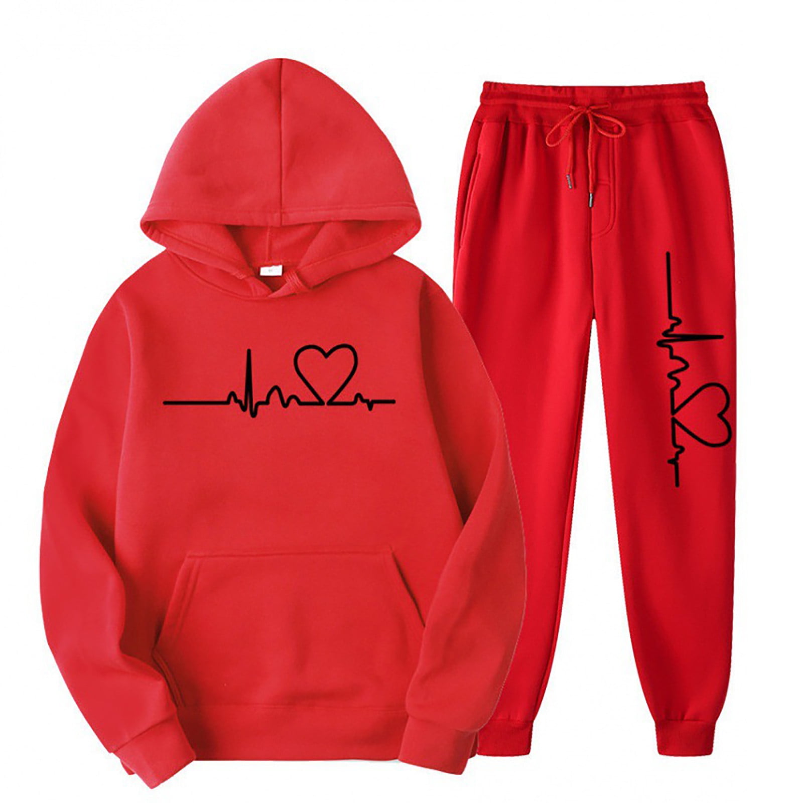 skpabo Tracksuit Womens Full Set 2 Piece Outfits Pullover Jogger Pants ...