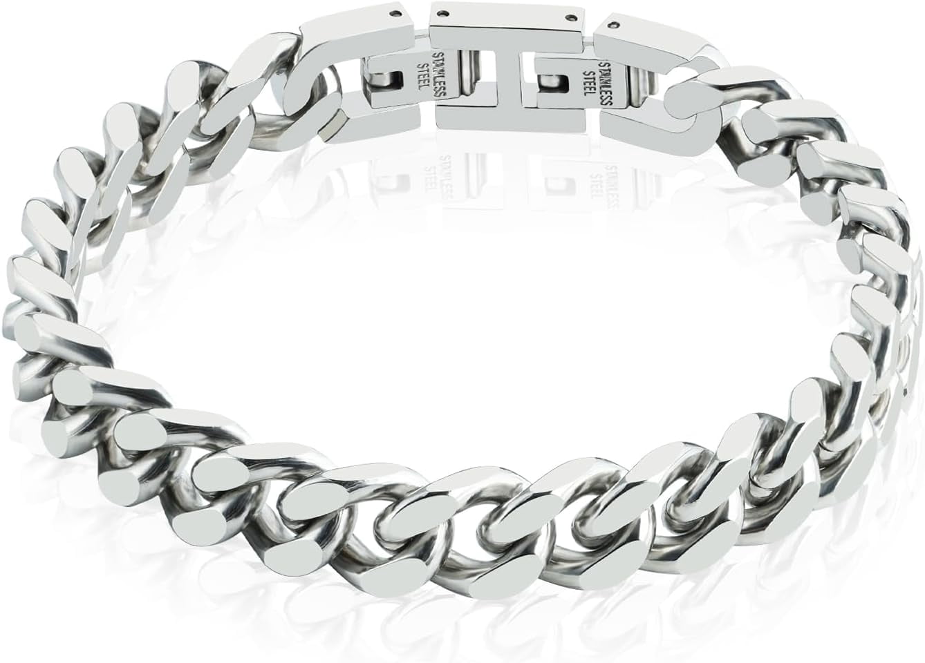 skyyds Bracelets For Men,Stainless Steel Cuban Link Chain For Men ...
