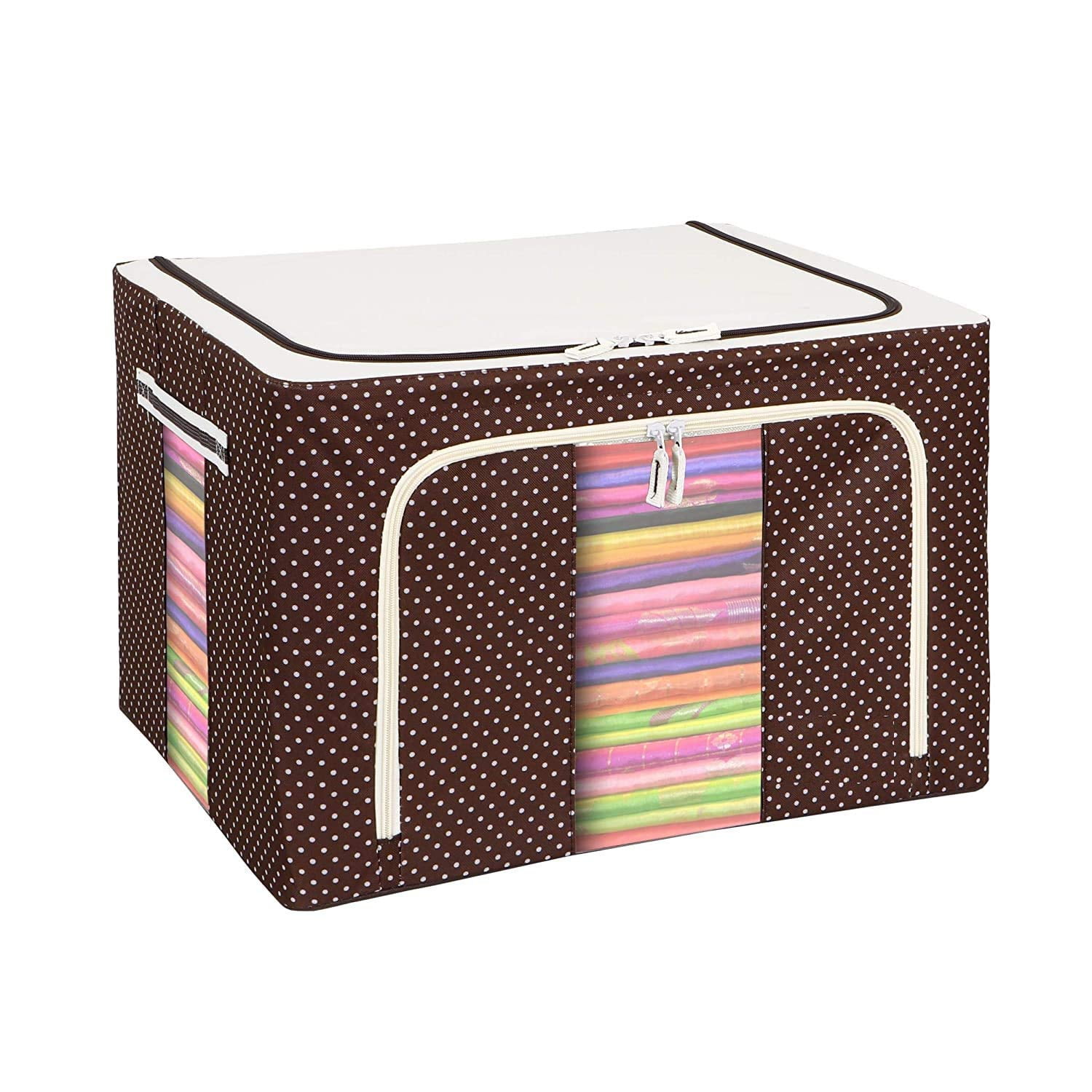 skyzone Steel frame Double Opening Zipped Storage Organiser bag with ...