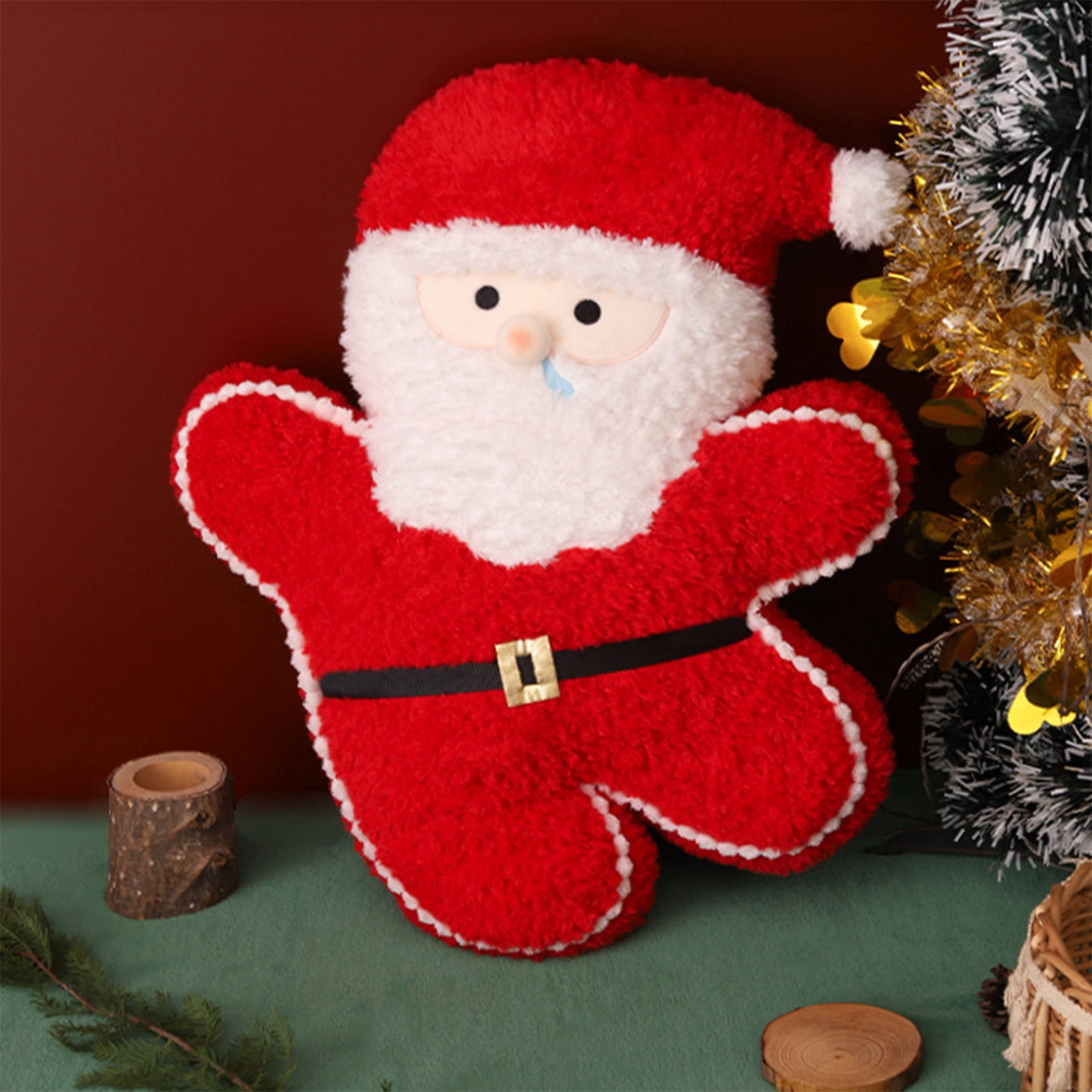 slim christmas trees 45cm Christmas Tree Old Man Bells Deer Plushes ...