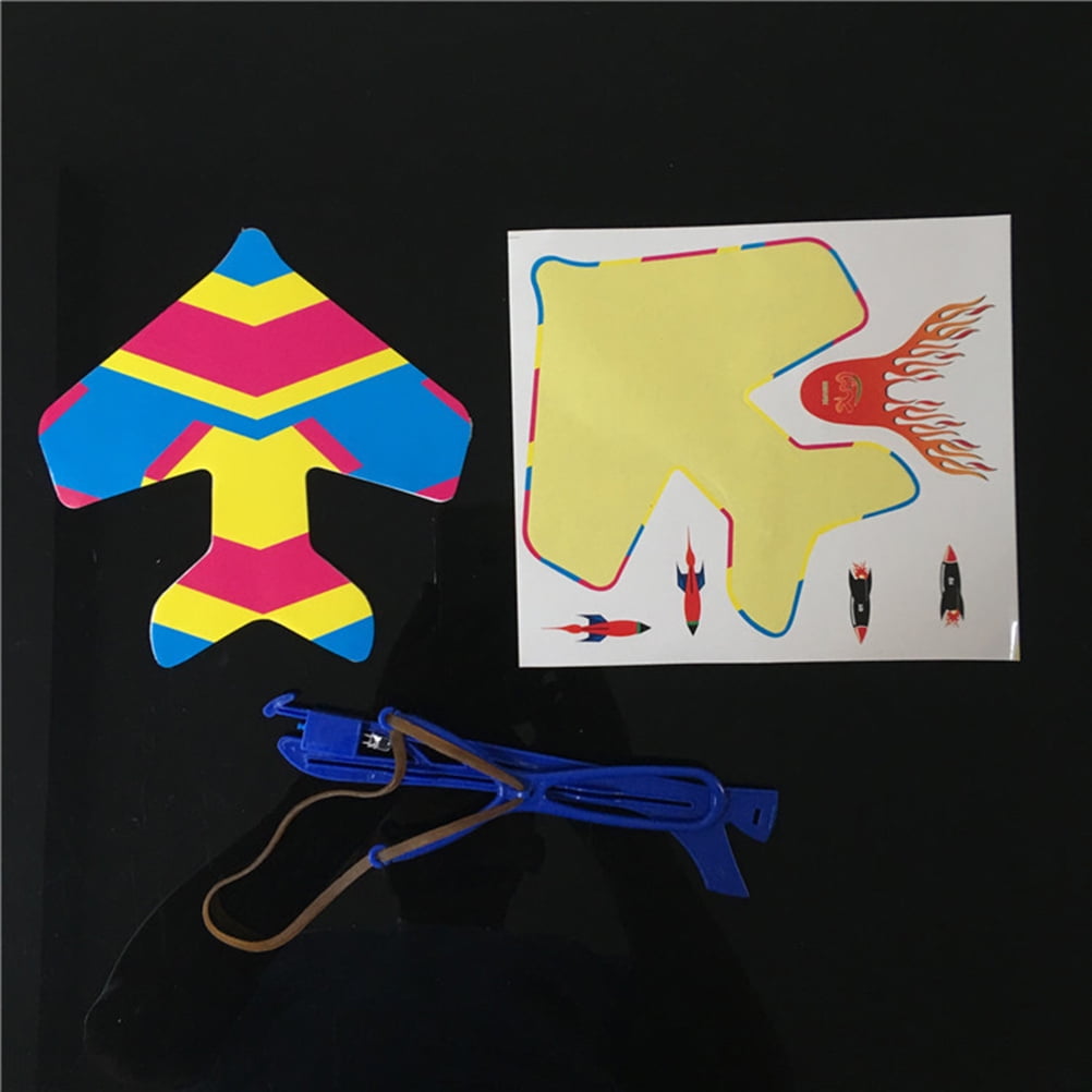 slingshot airplane toys, 4pcs lingshot LED Light Flare Catapult ...