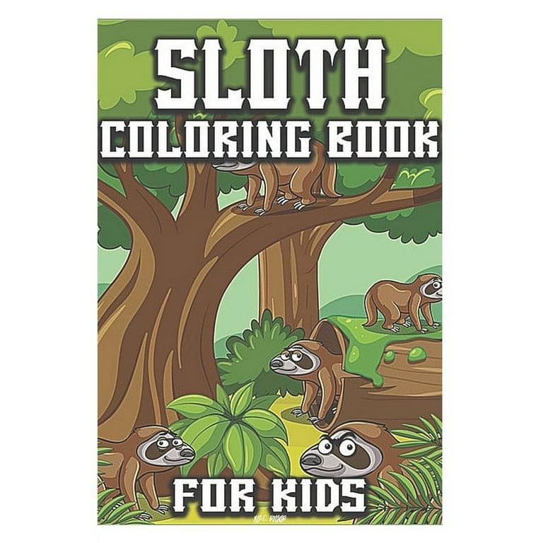 sloth coloring book