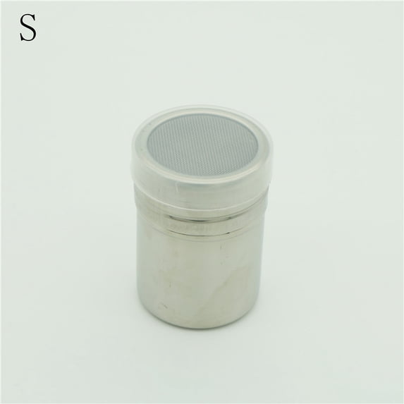 (small) Stainless Steel Chocolate Shaker Icing Sugar Powder Cocoa Flour ...