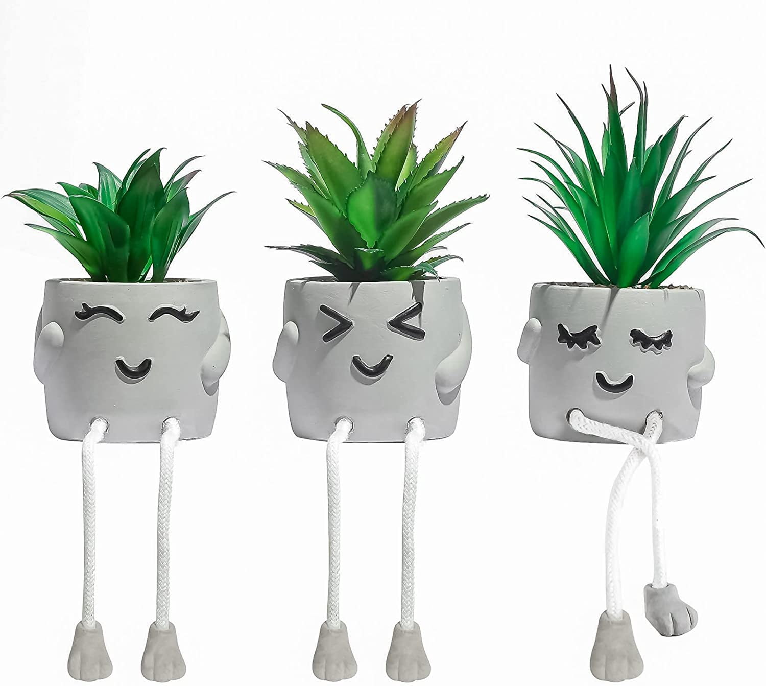 small fake plants office decor - fake succulents plants artificial for ...