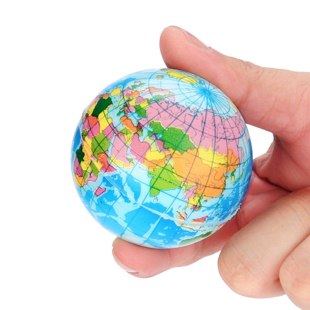 small fidgets squish perfect for adults & kids stress relief world map ...