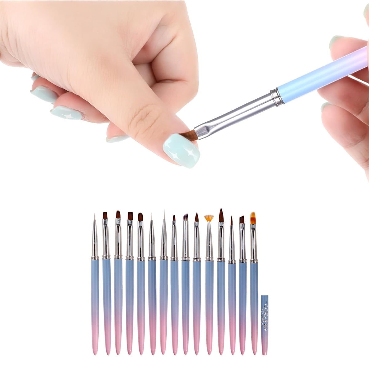 small paint brushes with fine tips, 100 pcs craft paint brushes for ...
