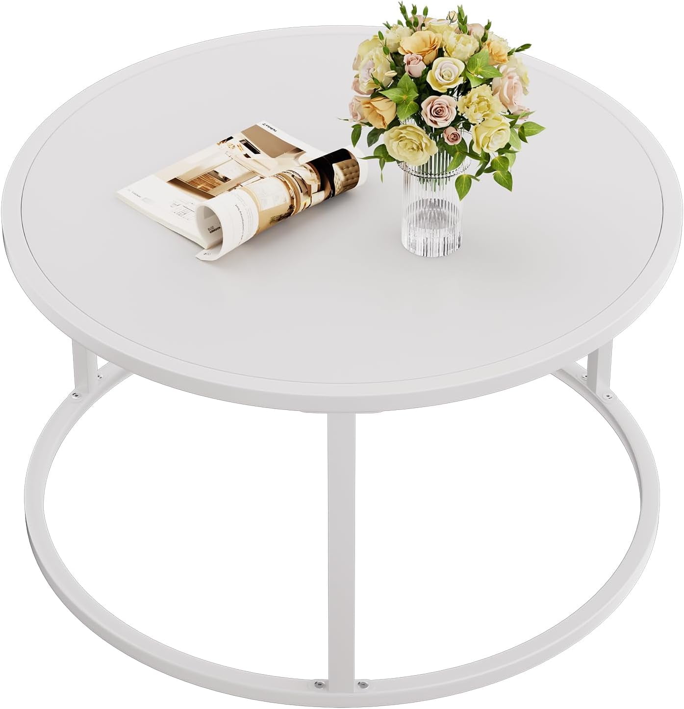 **small round coffee table, white coffee tables for living room, modern ...