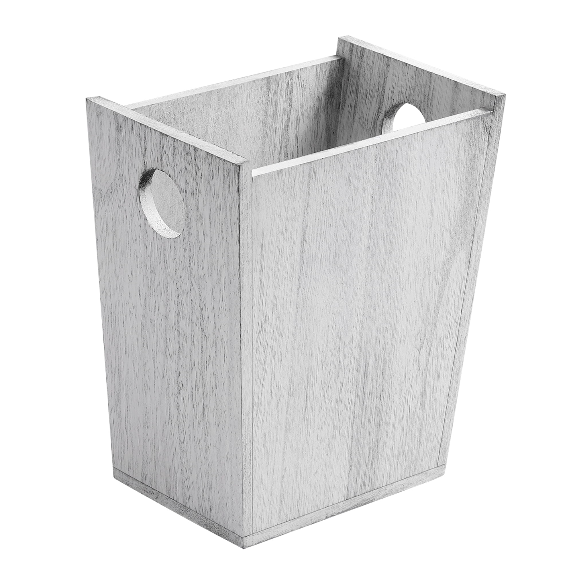 small trash can, wooden trash basket trash can with handle, suitable ...