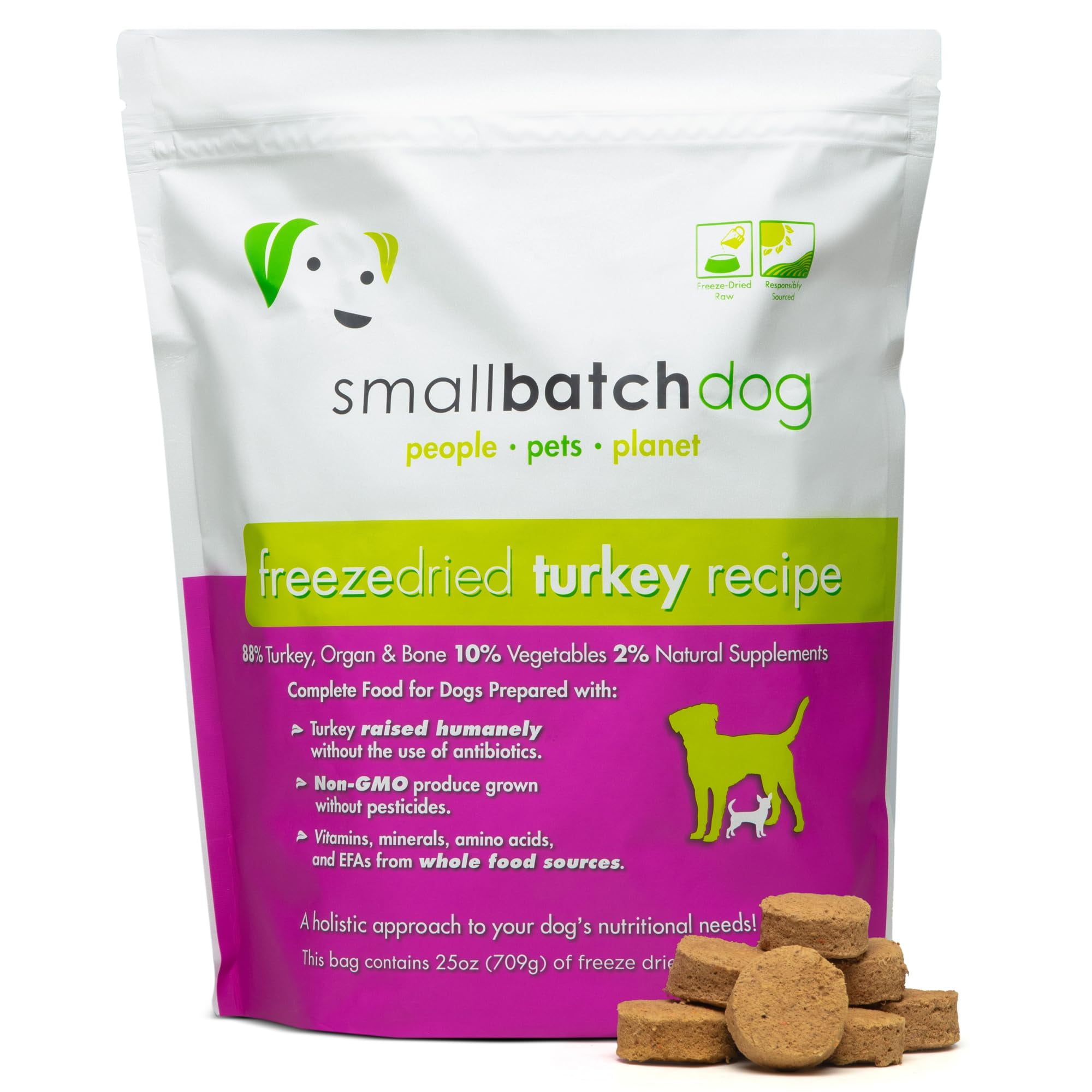 Small Batch Dog Smallbatch Pets Freeze-Dried Premium Raw Food Diet For ...
