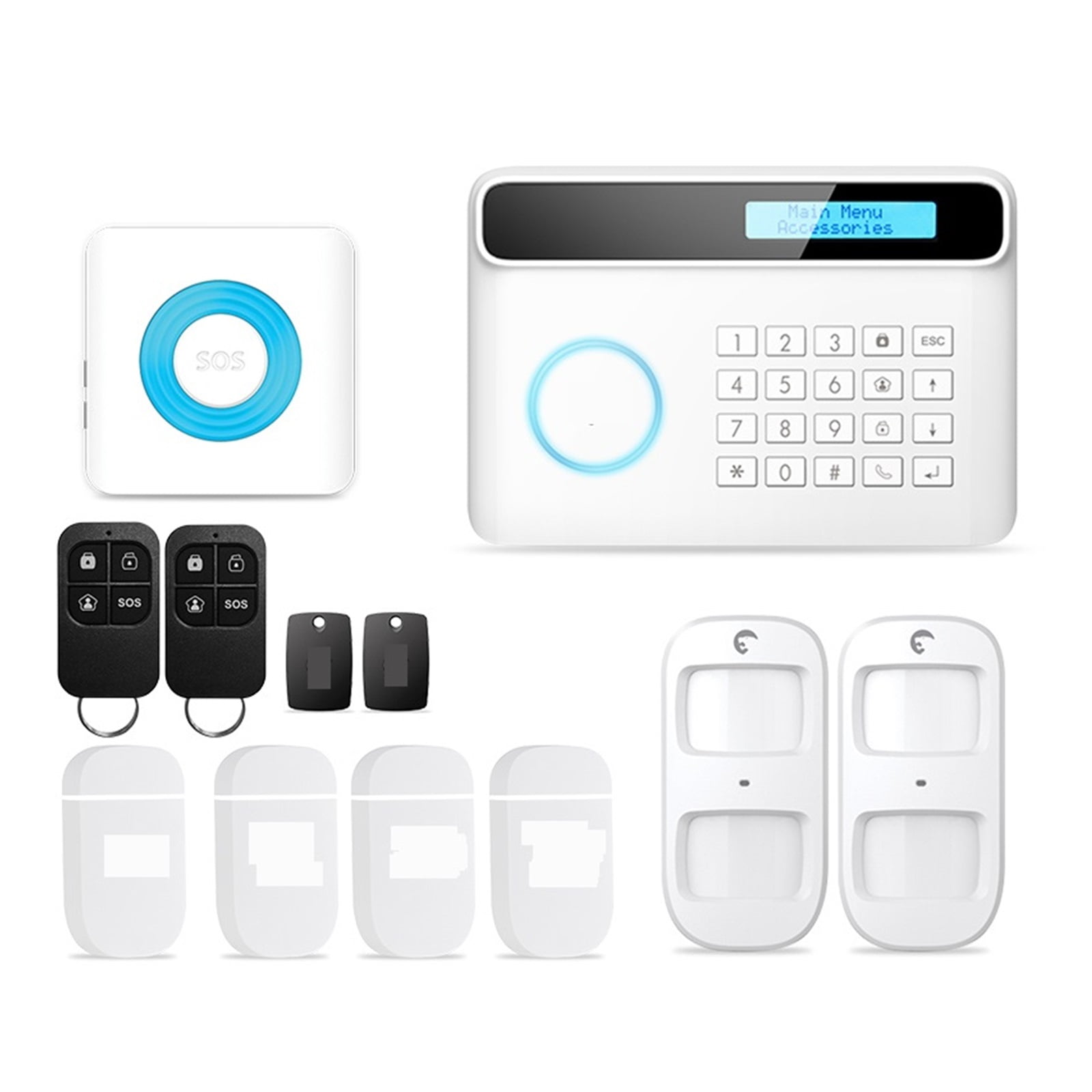smart alarm plus APP Control Wireless Home Security GSM Alarm System ...