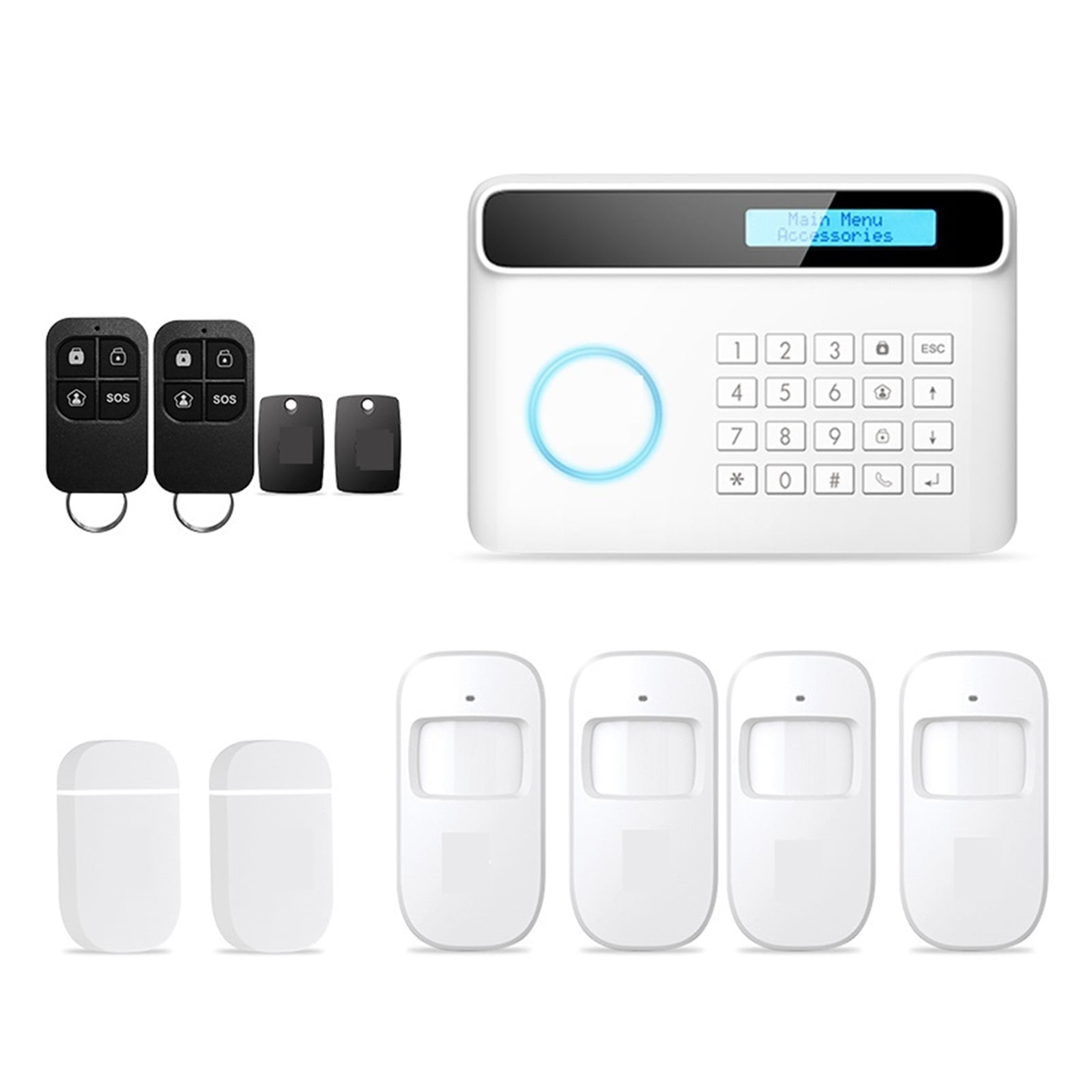 smart alarm plus APP Control Wireless Home Security GSM Alarm System ...