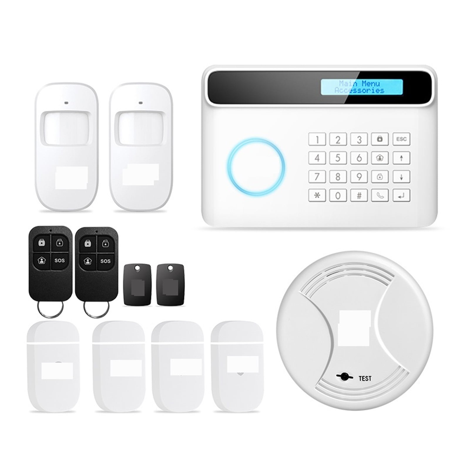 smart alarm plus APP Control Wireless Home Security GSM Alarm System ...