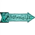 smart blonde mermaids novelty metal arrow sign a-315 - Walmart.com