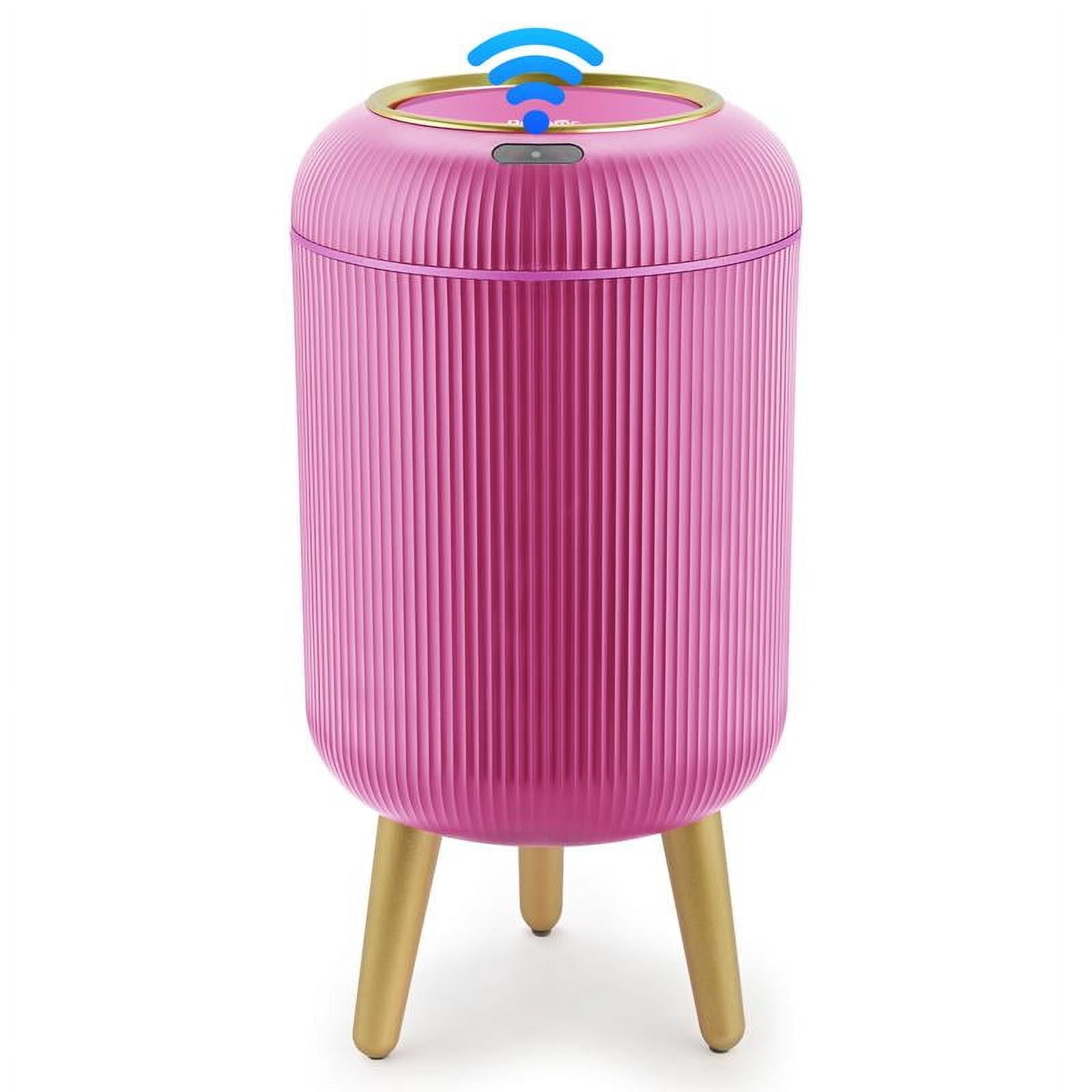 smart trash can with motion-sensor induction – waterproof, space-saving ...