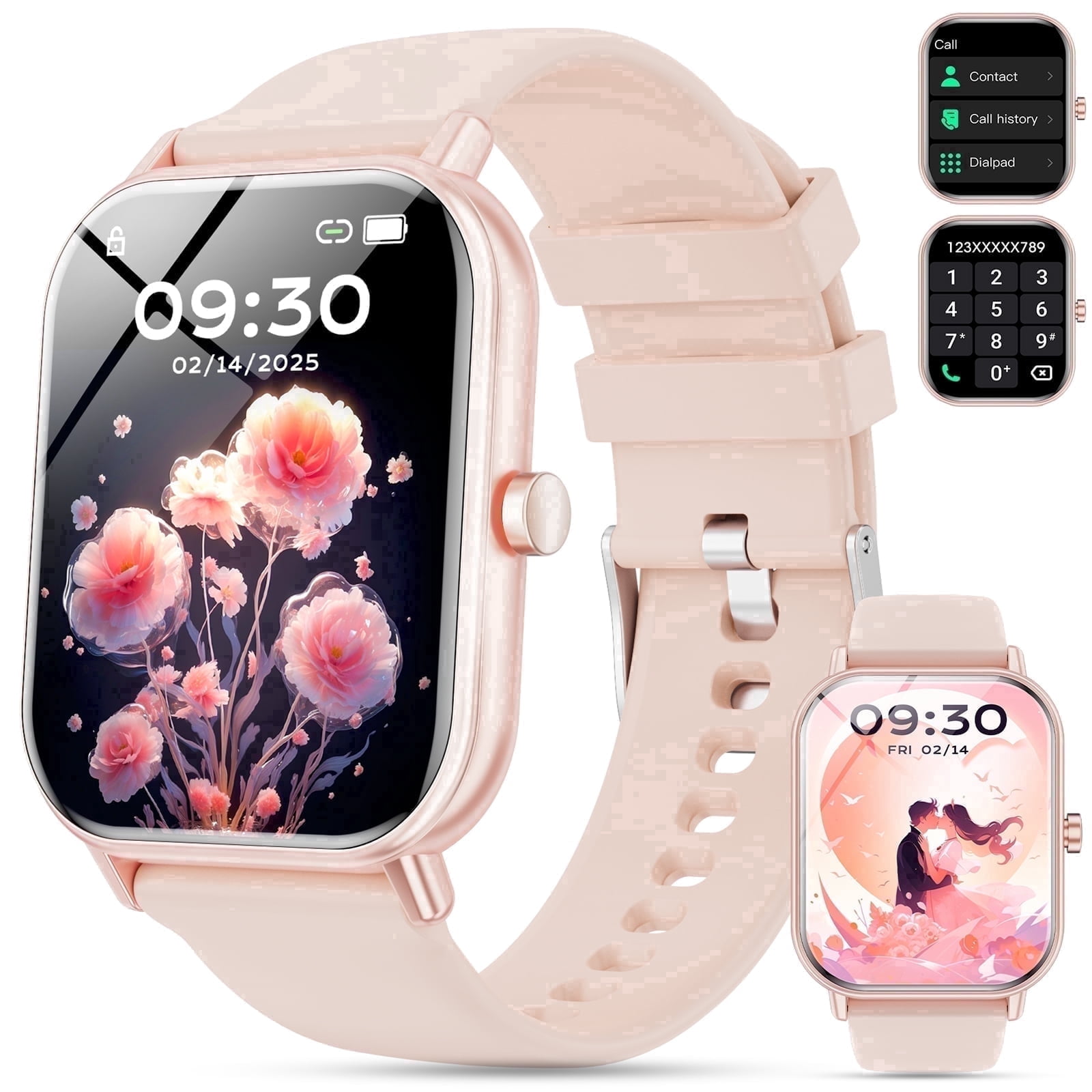 Smart Watch for Women Men, fits for Android and IPhone Devices, Fitness ...