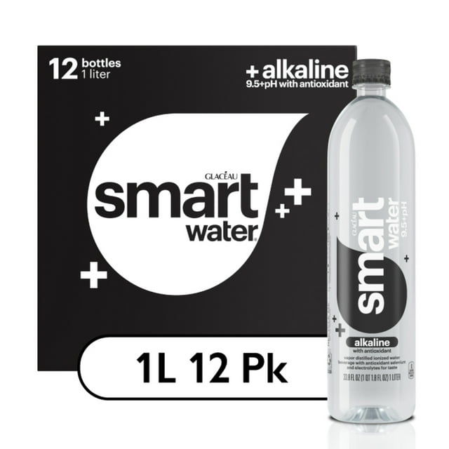 Smartwater Alkaline Antioxidant Ionized Electrolyte Vapor-Distilled ...