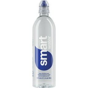 Glaceau Smartwater Vapor Distilled Premium Water, Electrolytes, 12 fl ...