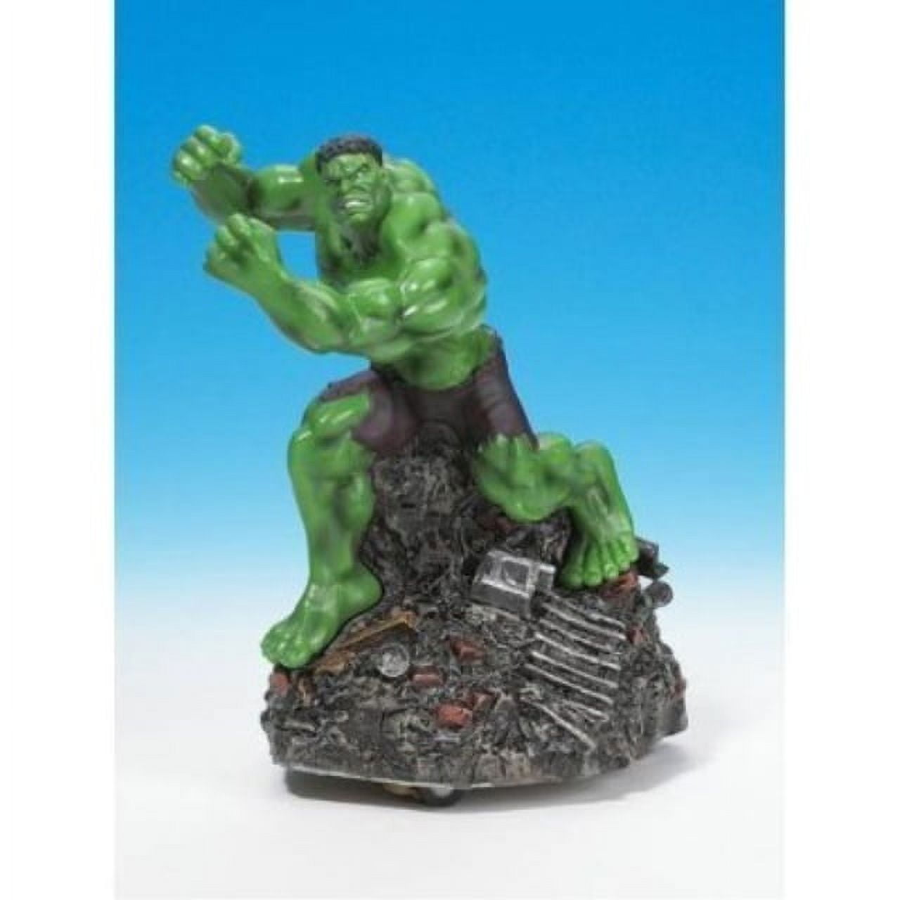 smash & go hulk action figure with punching action! with street rubble ...