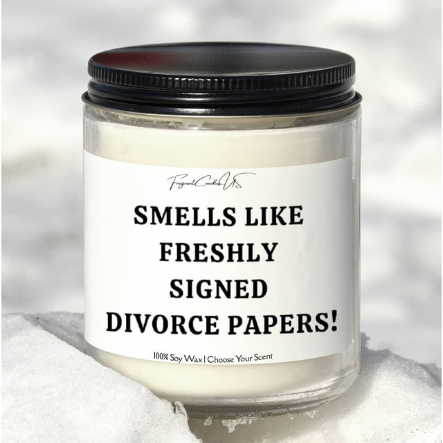smells like candle, Divorce candle, divorce and breakup, divorcee gifts ...