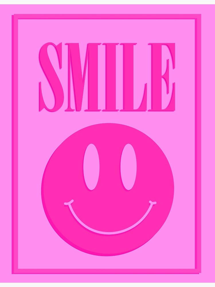 smile magazine preppy vsco dorm poster Poster Framed-unframed - Walmart.com