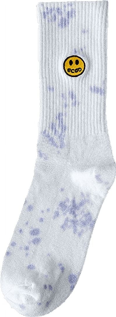 smiling face fashion socks Skating socks funny socks - Walmart.com