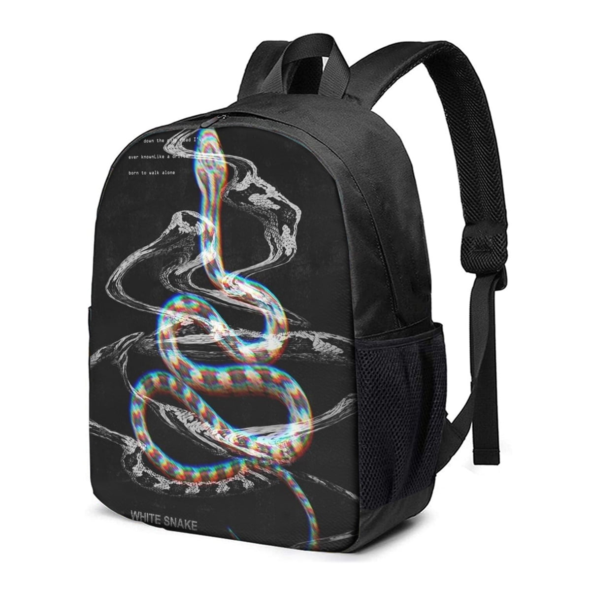 snake Cartoon single layer backpack, cute laptop casual travel backpack ...