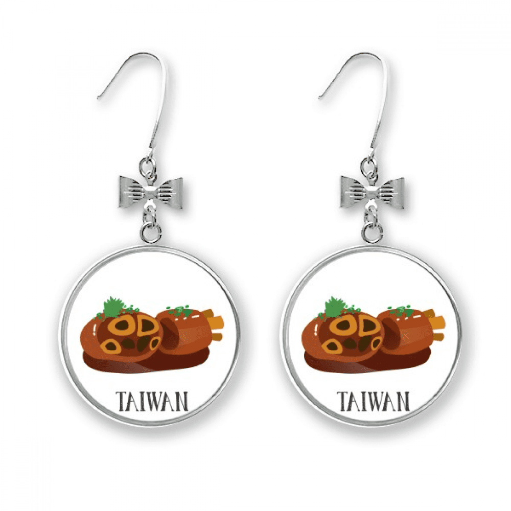 snake large intestine taiwan travel bow earrings drop stud pierced hook ...