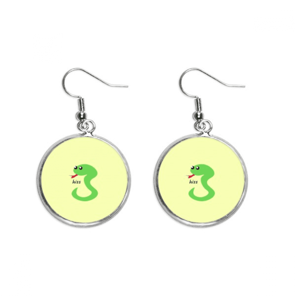 snake serpent sound ear dangle silver drop ear jewelry woman - Walmart.com