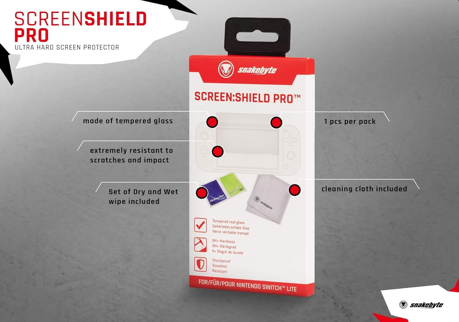 snakebyte Screen: Shield Pro - Tempered Glass display Protection ...