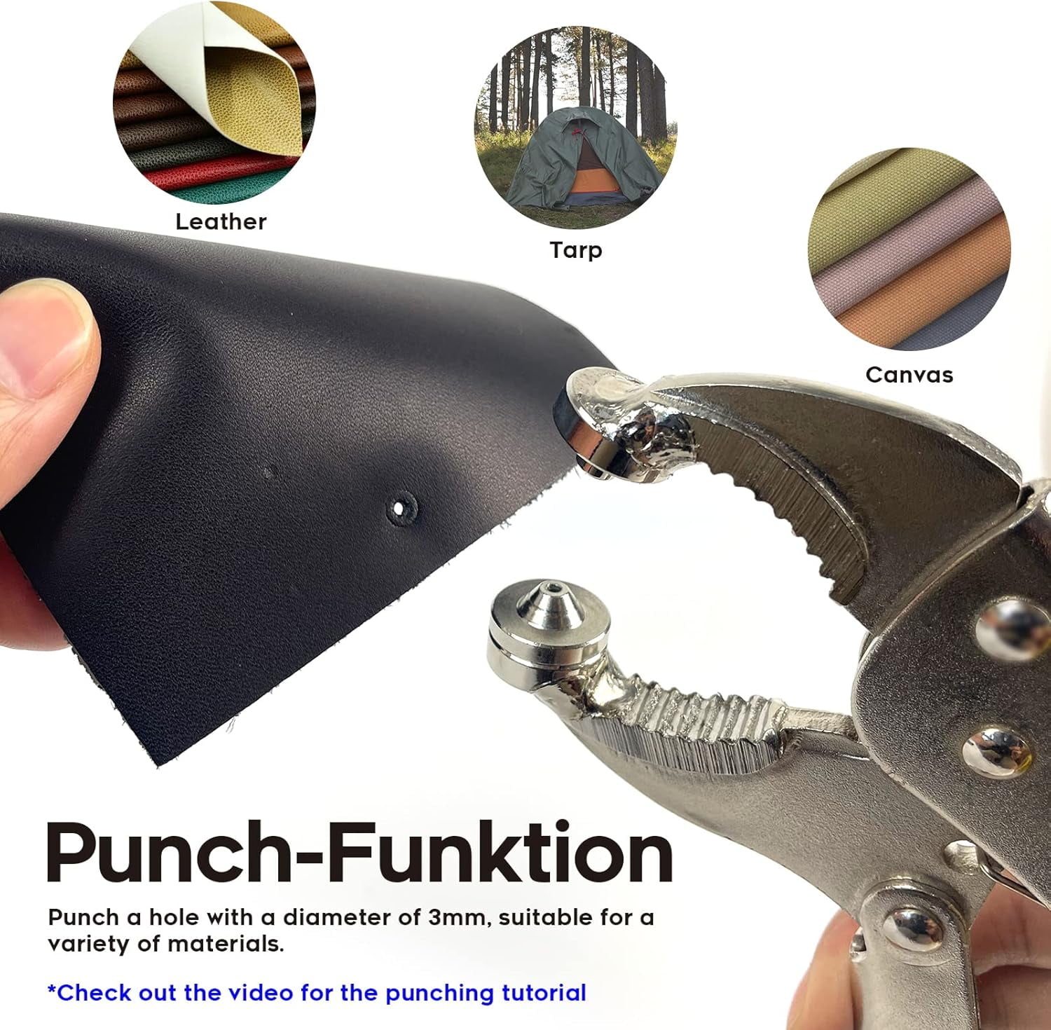 snap Fastener Tool,Snap Tool for Boat Covers, Heavy Duty Snap Setter ...