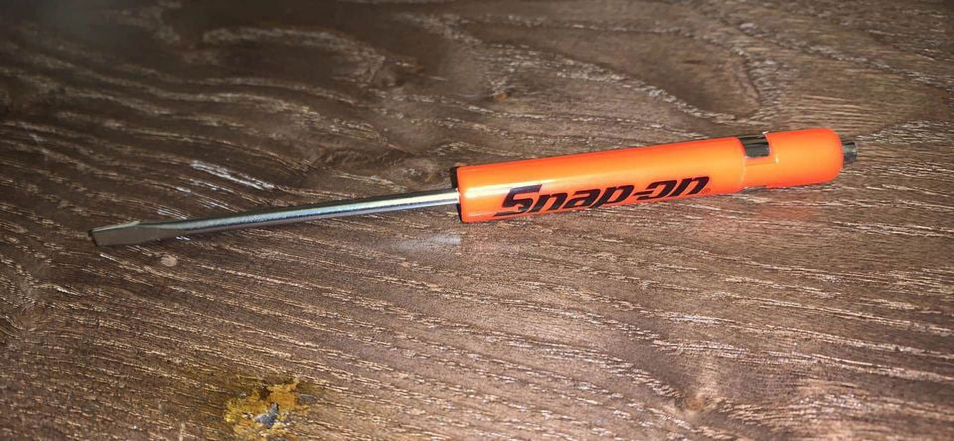 snap-on tools orange with black logo mini screwdriver pocket new ...