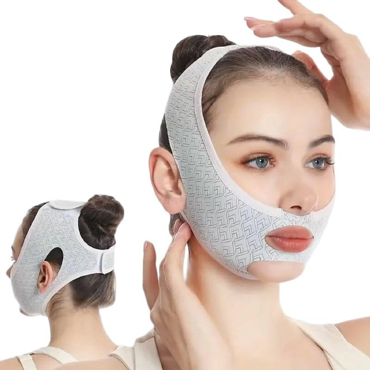snapshopecom Silicone V Face Mask Face Lift Up Belt Facial Slimming Bandage Mask Cheek Chin Neck ...