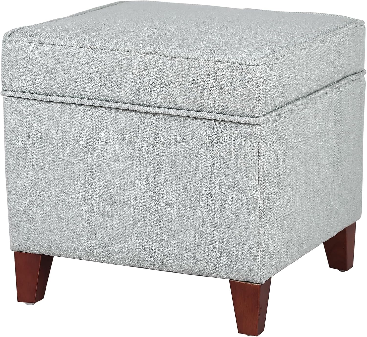 snbywihxnm 17 Inch Square Storage Ottoman Small Foot Rest Stool for ...