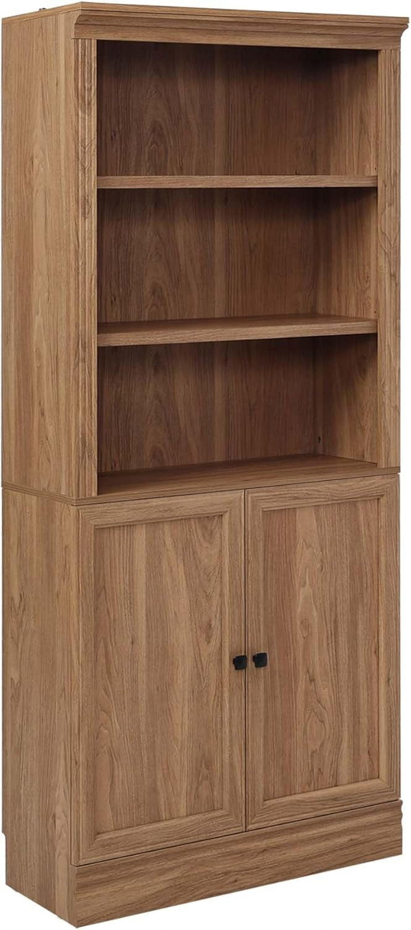 snbywihxnm Halston Multi-Depth with Doors Bookshelves and Bookcase ...