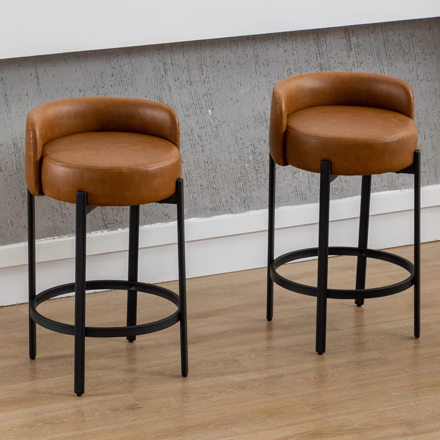 snbywihxnm Sherpa Counter Height Stools Upholstered 26" Seat Height Low ...