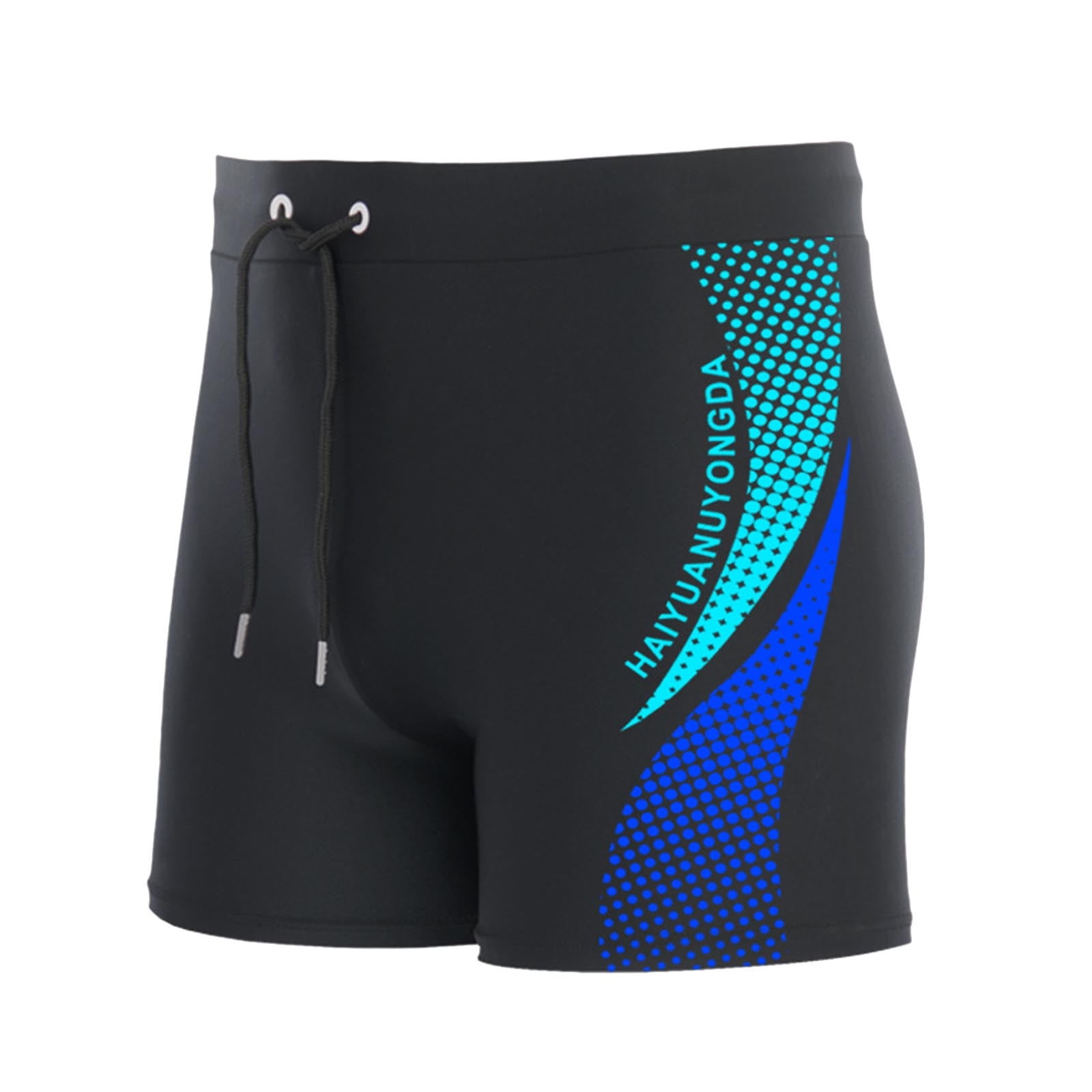 snilers Big and Tall Men's Swimming Trunks Elastic Waist Drawstring ...