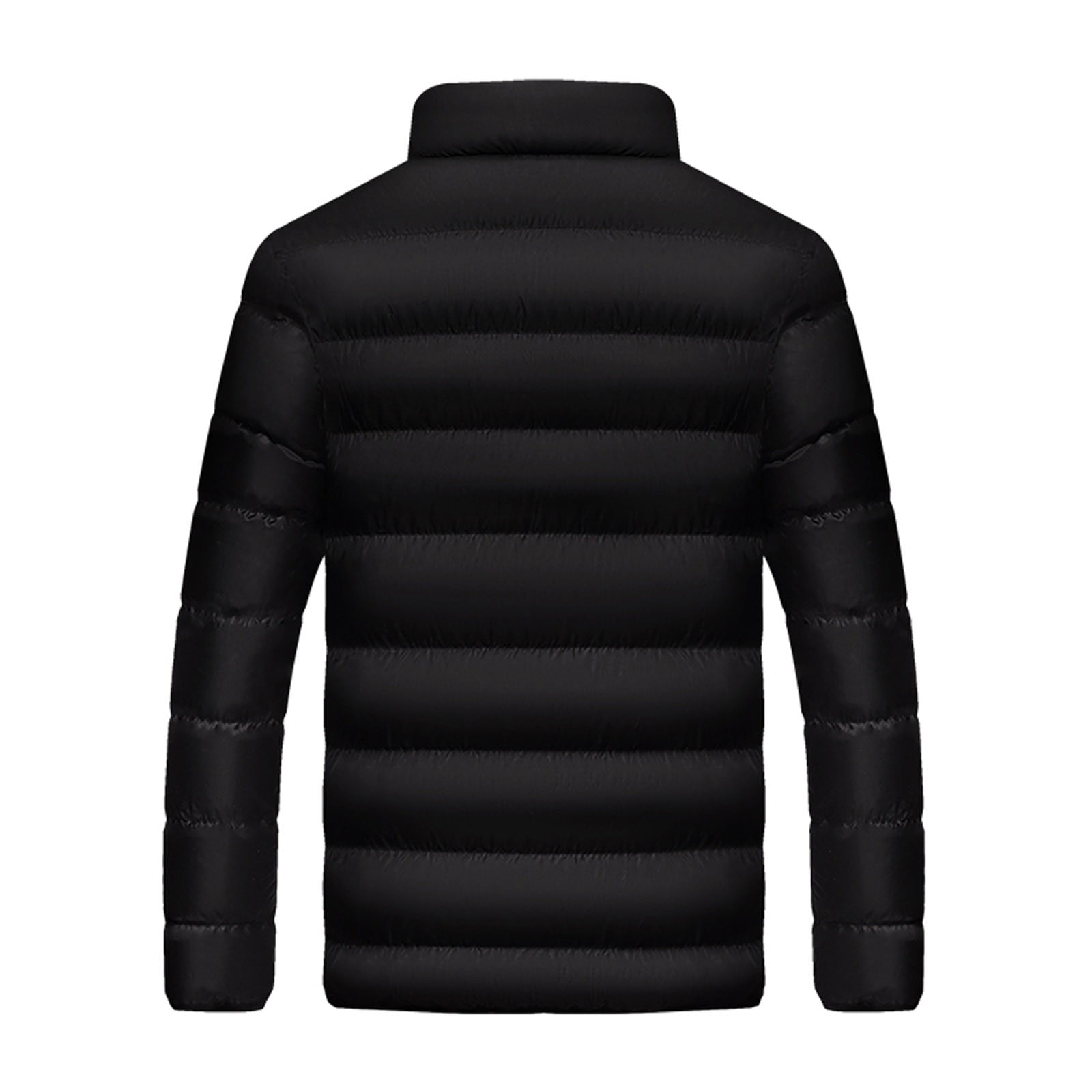 snilers Big and Tall Mens Down Jacket Stand Collar Quilted Full Zip ...