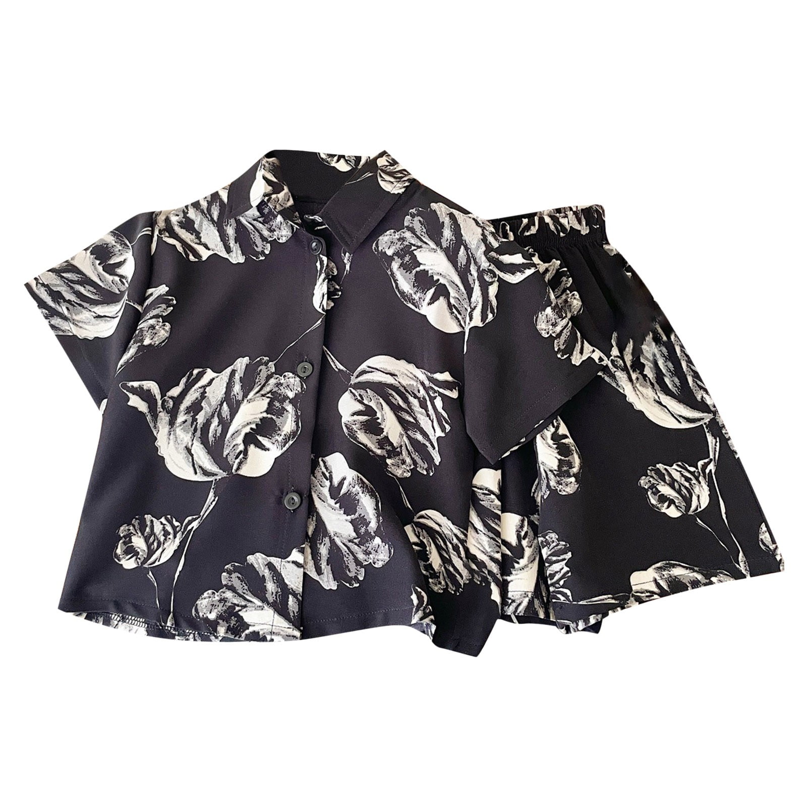 snilers Boys Summer Outfits 2 Piece Summer Clothes Drop Shoulder T ...