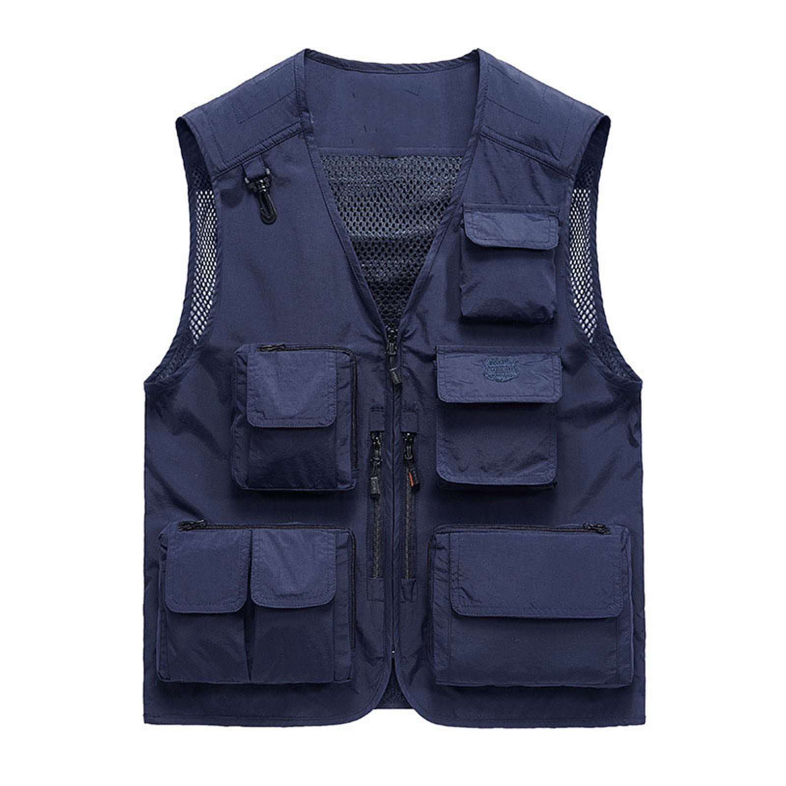 snilers Mens Vest Zipper Sleevless Shirt Golf Lightweight Vest Coats ...