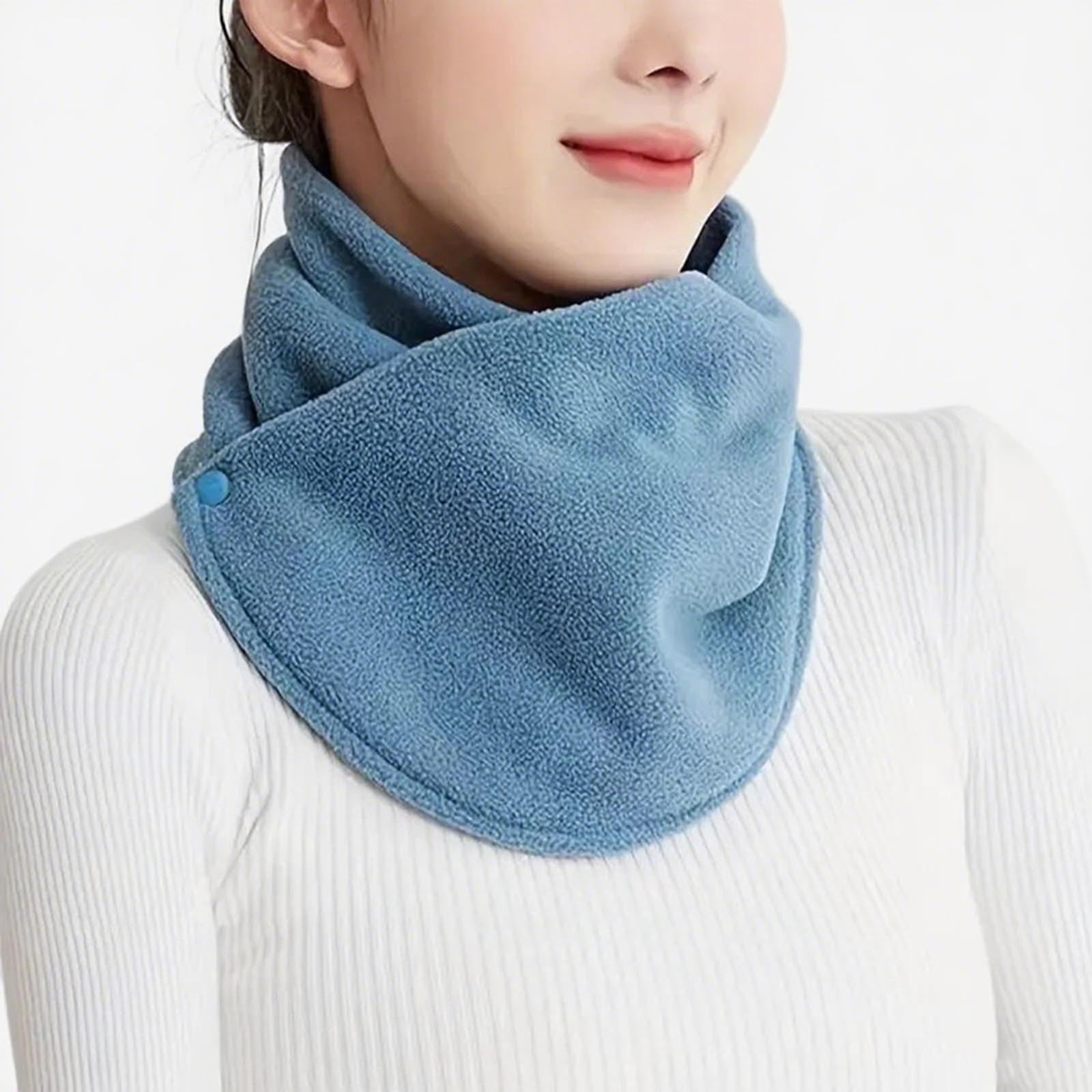 snilers Neck Gaiter Woman Fall Winter Thickened Warm Fleece Neck Warmer ...
