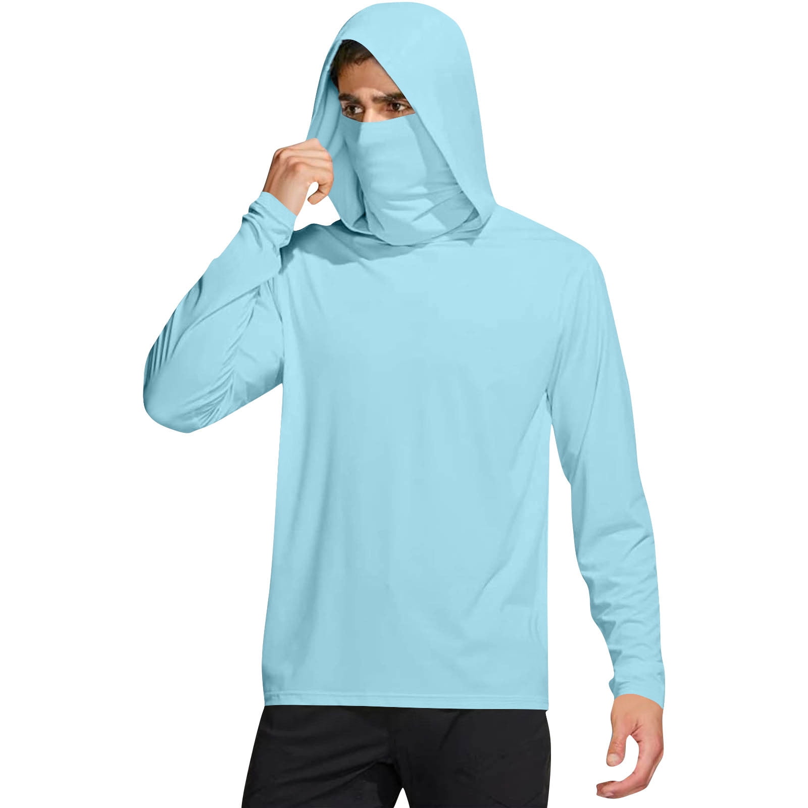 snilers Sun Shirts for Men Long Sleeve Hoodie Hiking Fishing Blouses ...