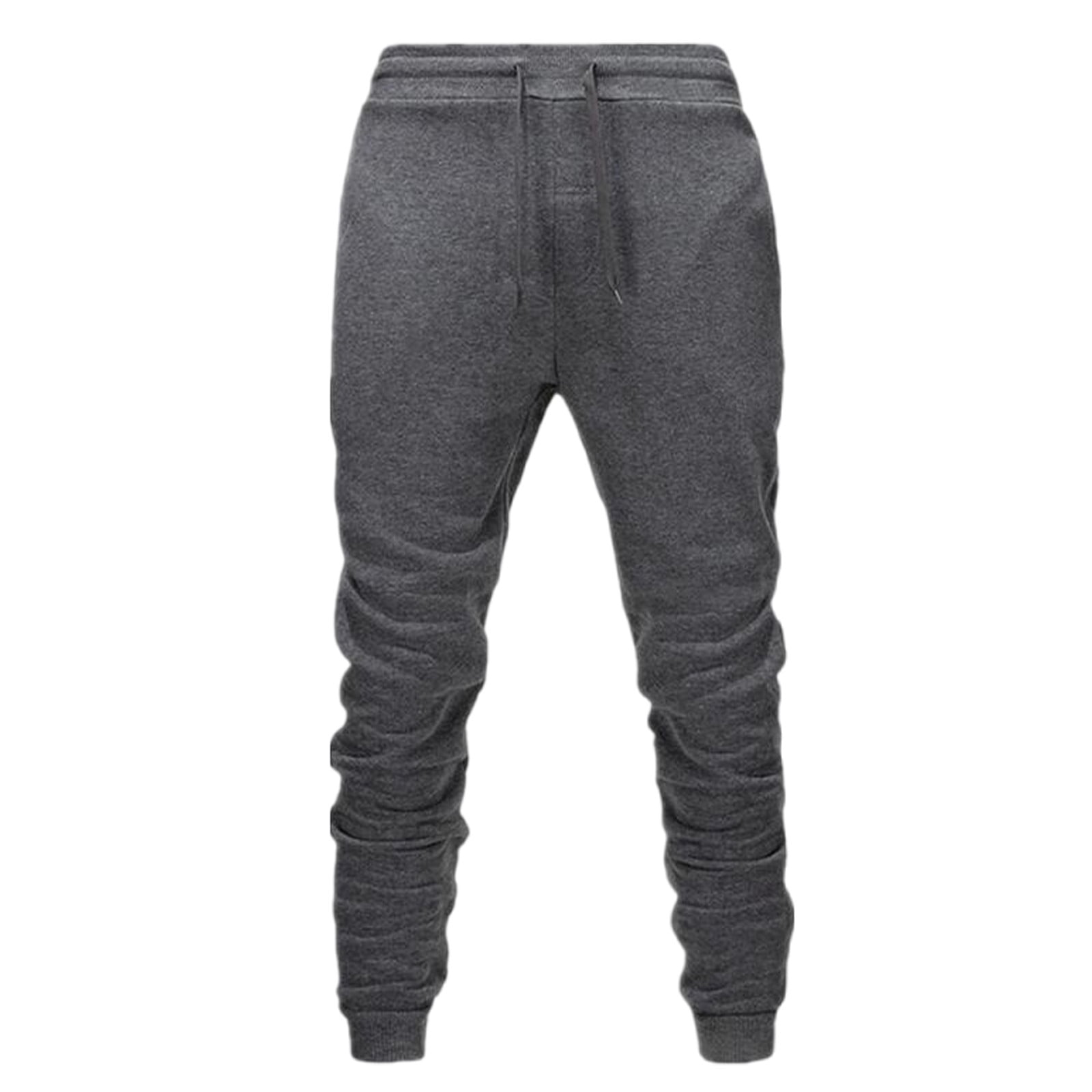 snilers Sweatpants for Men Slim Fit Elastic Waist Drawstring Tapered ...