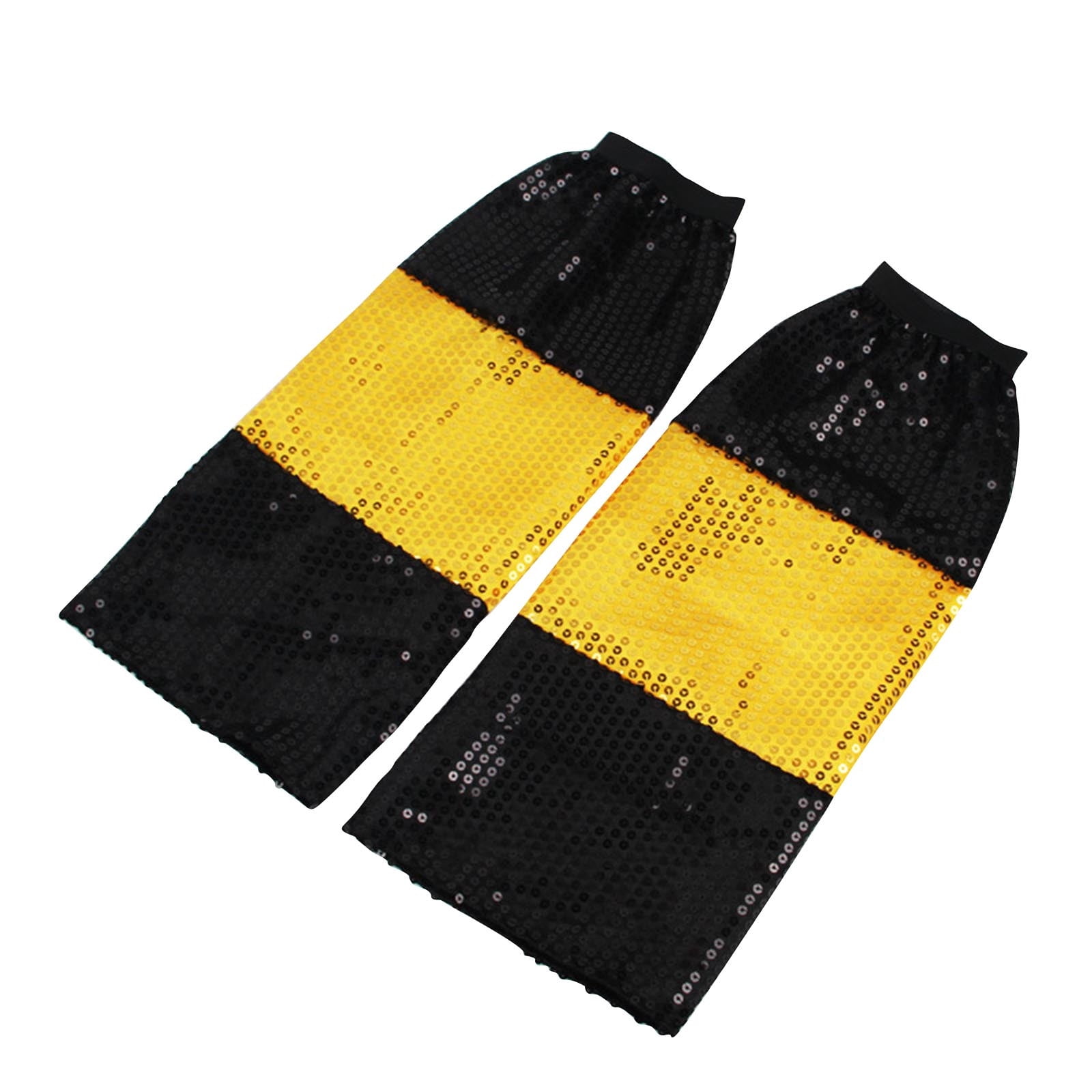snilers Women's Sequins Leg Warmers Glitter Leg Sleeves 80s Dance Party ...