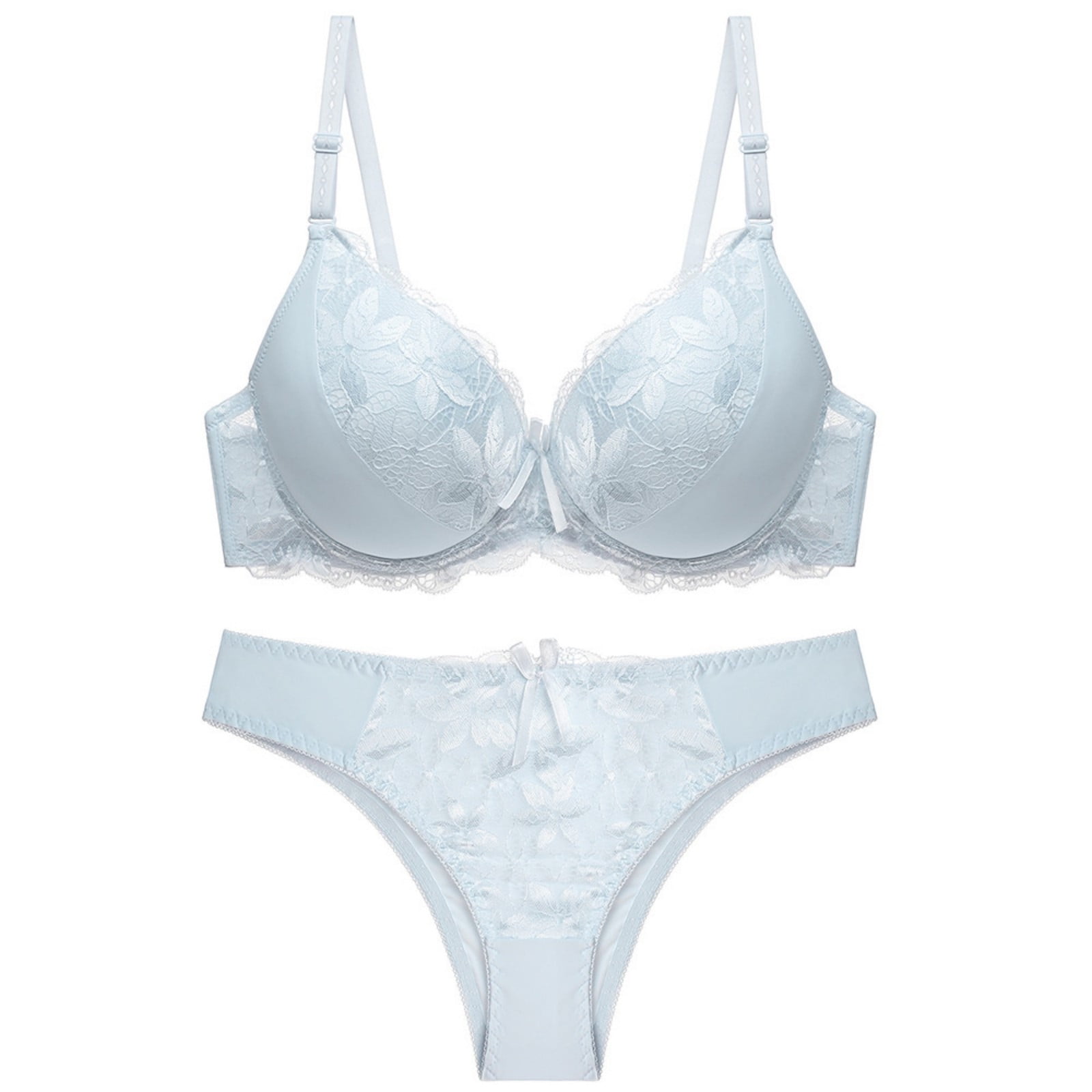 snilers Bras for Women Adjustable Straps Lace Bra and Panty Sets Full ...