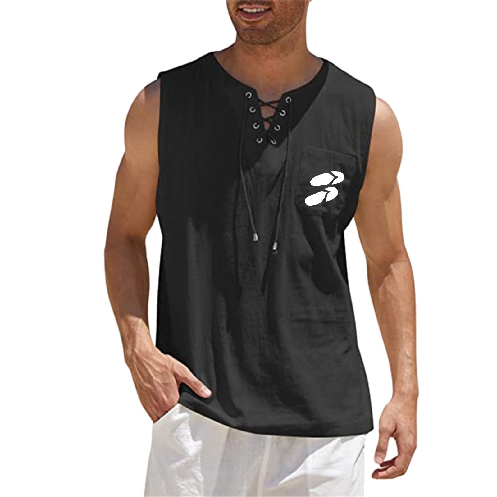 snowsong Male Spring And Summer Tops Casual Sports Sleeveless Top ...